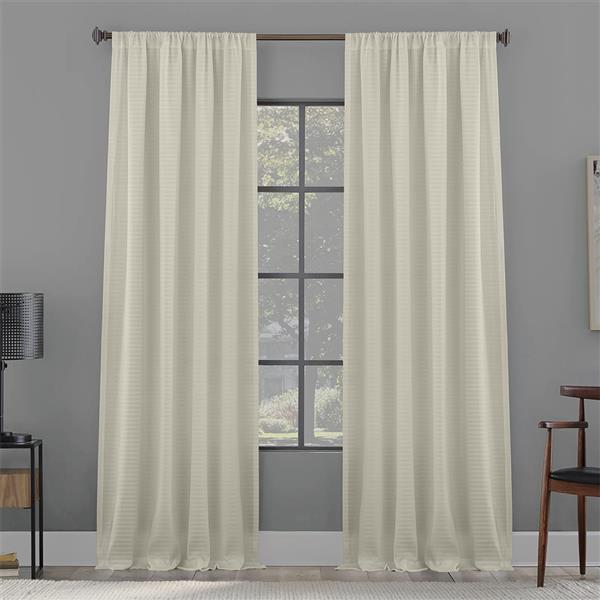 LINO ΚΟΥΡΤΙΝΑ EMB DELTA ΜΕ ΤΡΕΣΑ BEIGE 300X240 - KalogirouHome